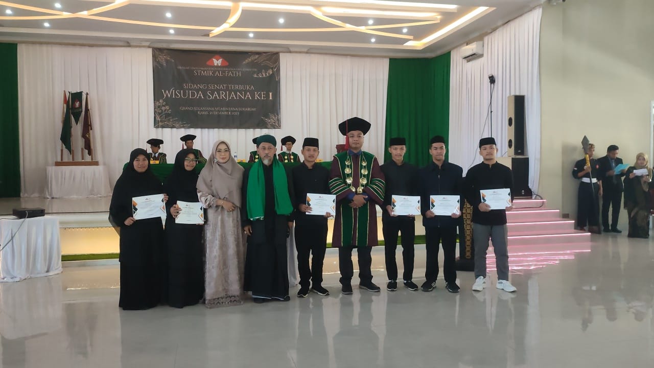 Wisuda Ke-1 Sarjana Sidang Senat Terbuka STMIK Al-Fath Telah Mencetak ...